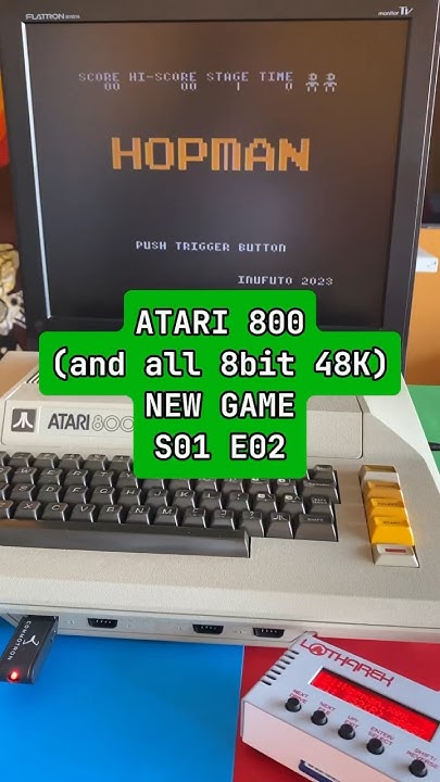 New games for Atari 8bit in 60 seconds #atari800 #atari #atarigames #8bitgames #retrocomputer ...