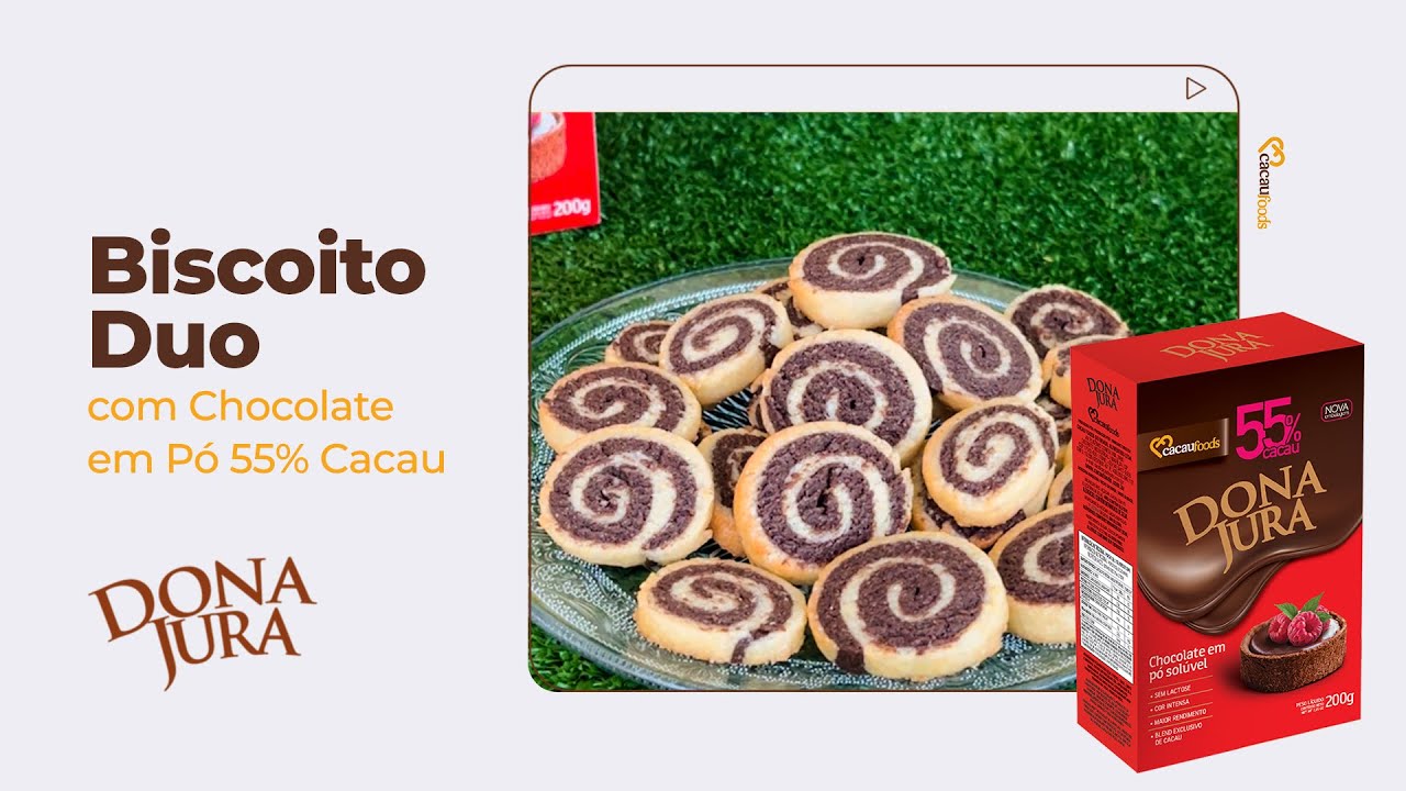 Aprenda a fazer Biscoito Duo | Cacau Foods - YouTube