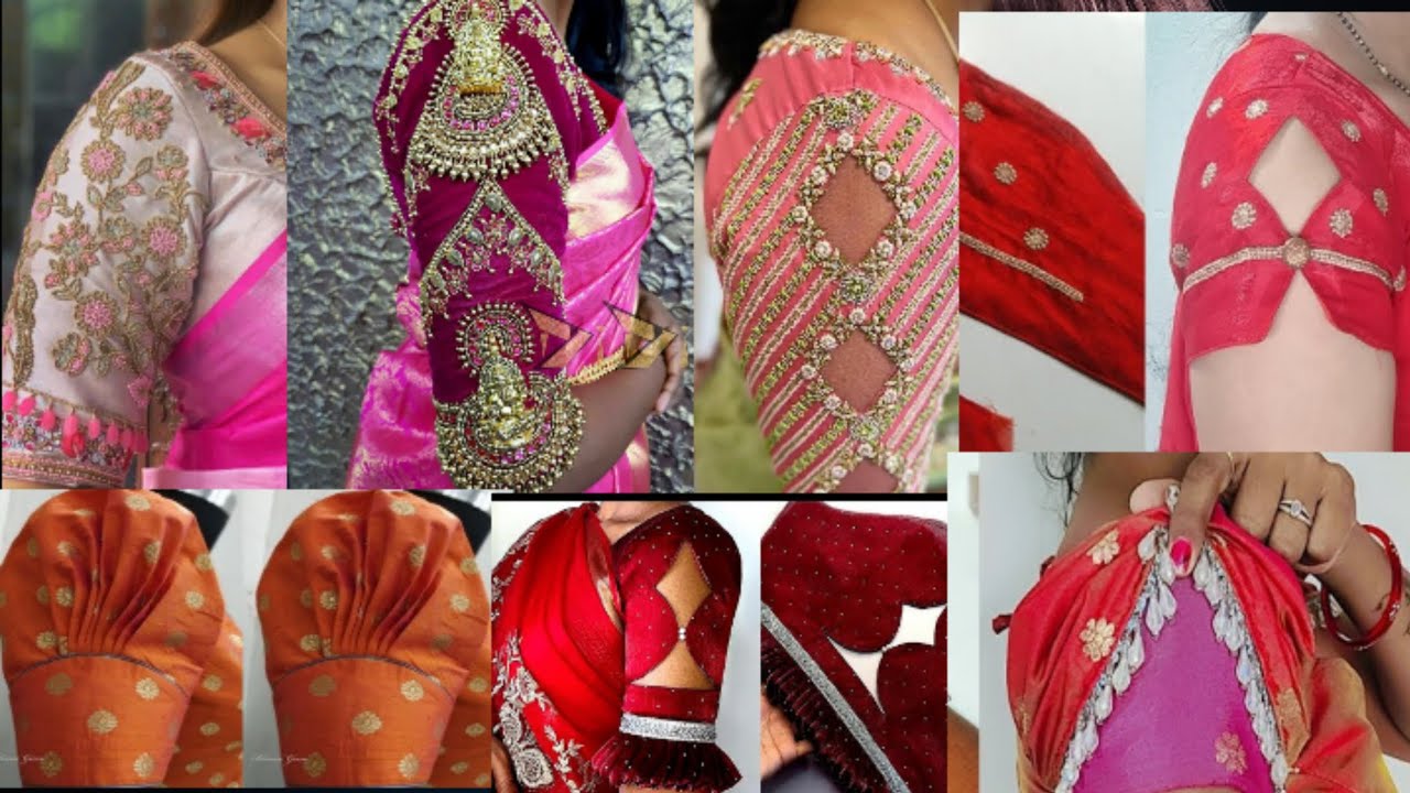 ️Beautiful aasteen design आस्तीन डिजाइन कटिंग एंड स्टिचिंग blouse ...