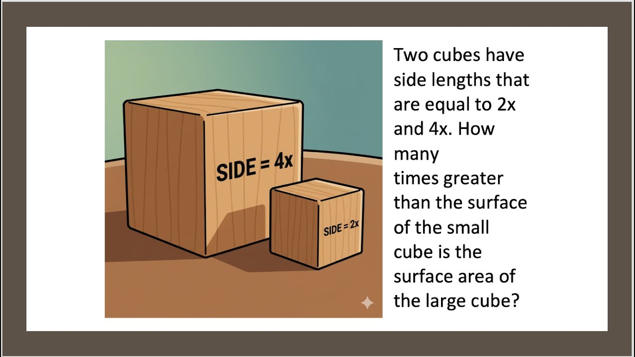 Ratio of Cubes' Areas - YouTube