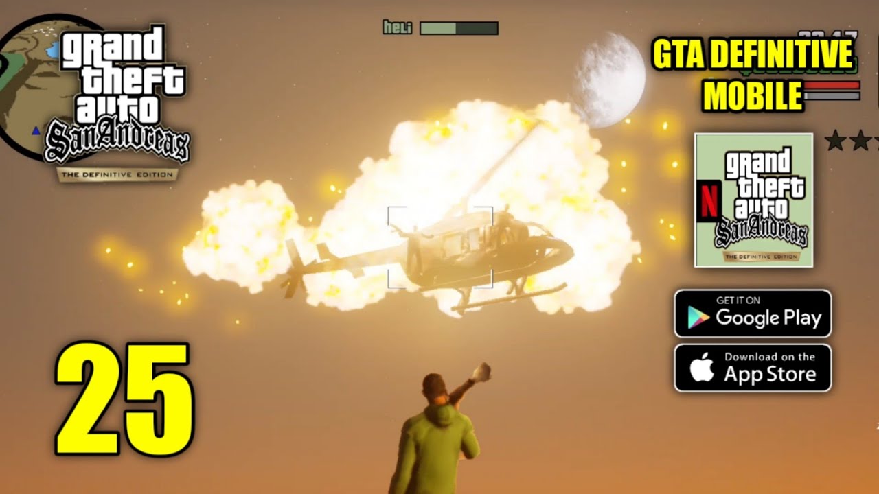 GTA San Andreas Definitive Edition Netflix Mobile Gameplay Part 25 ...