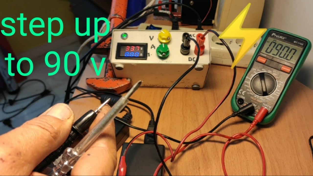 step up the existing power supply to 90 volts! - YouTube