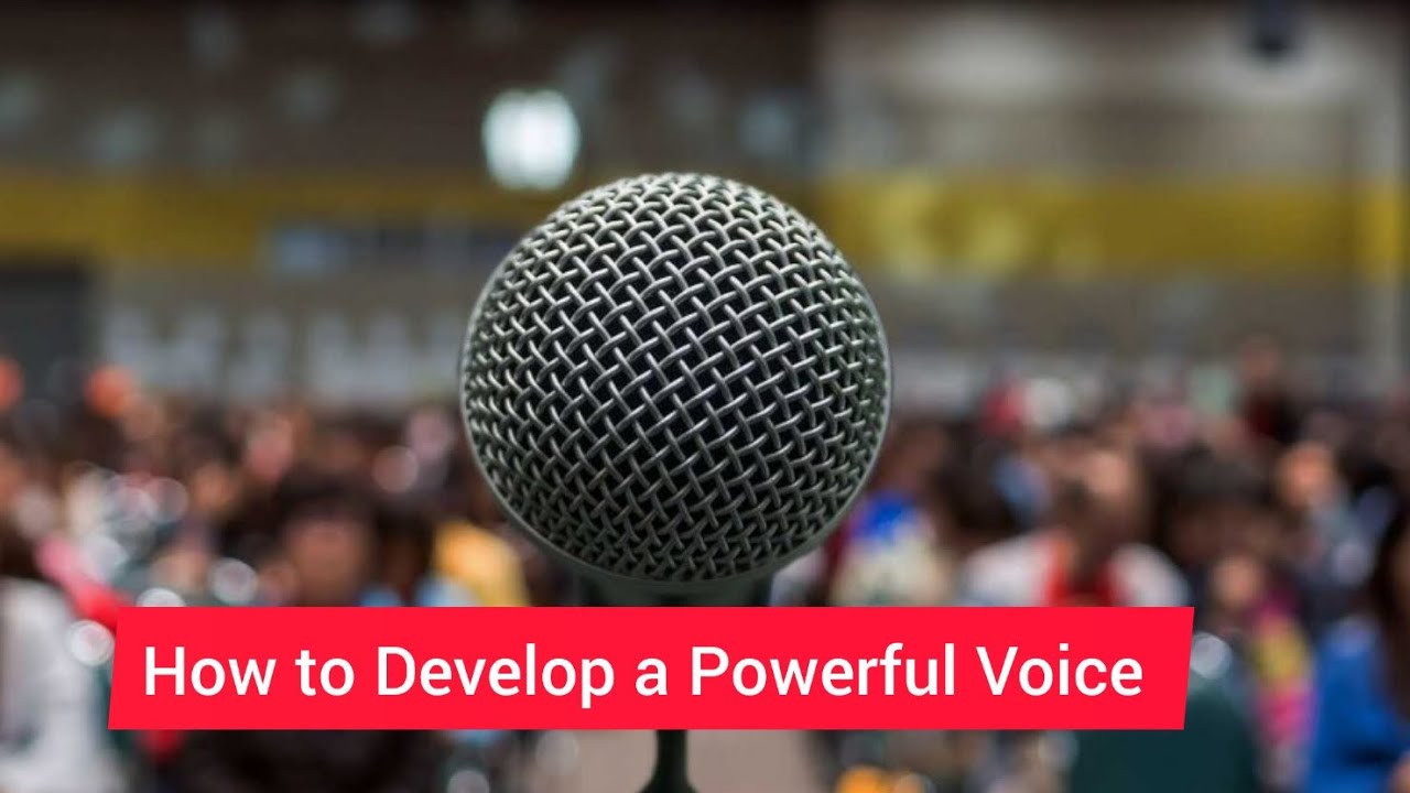 How to Develop a Powerful Voice? #publicspeaking - YouTube