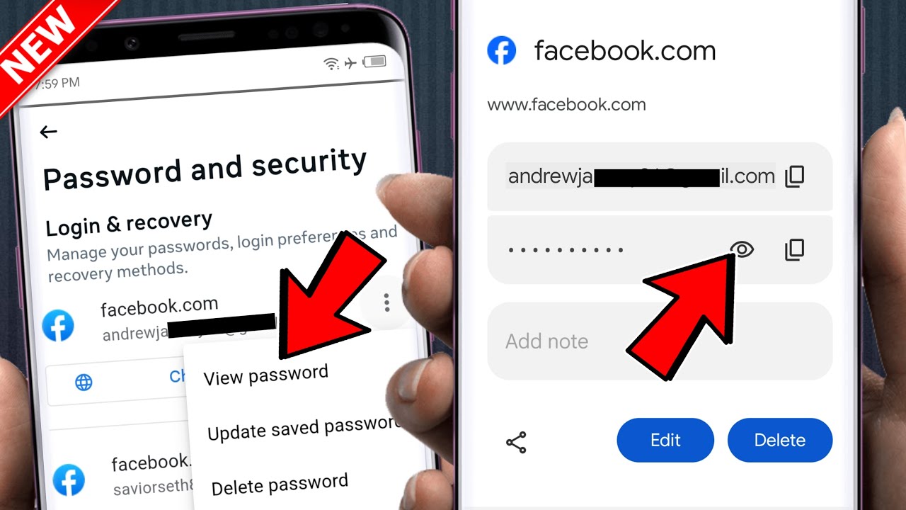 How to See or Recover Facebook Account Password if you forgot it | See ...