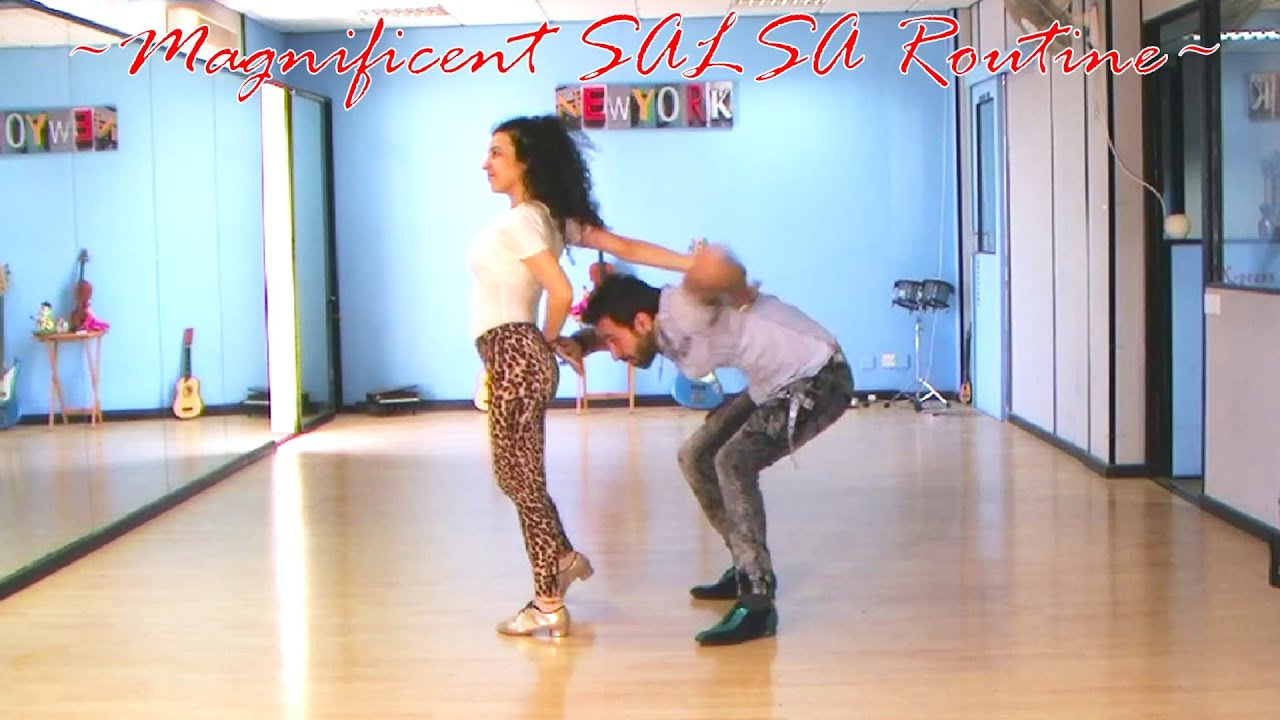 The Magnificent SALSA Routine!! ~With Music~ - YouTube