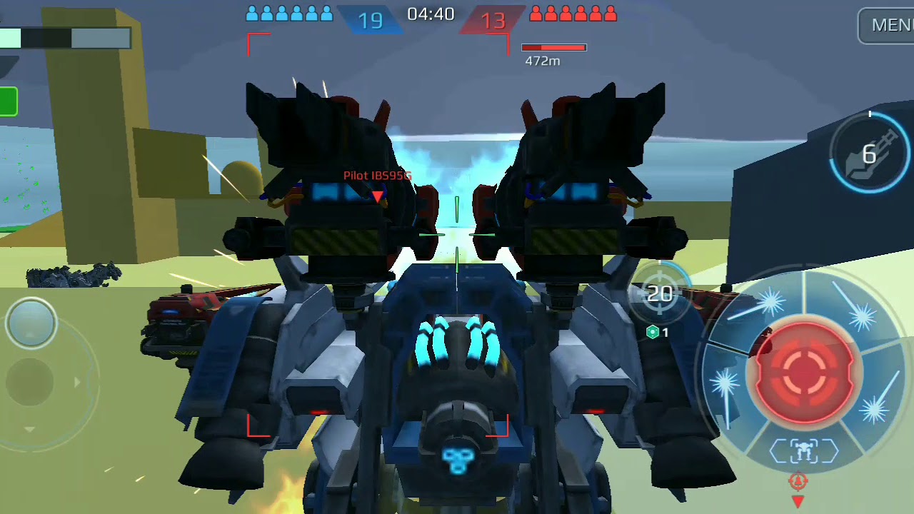 Robot Hawk :war Robots test server - YouTube
