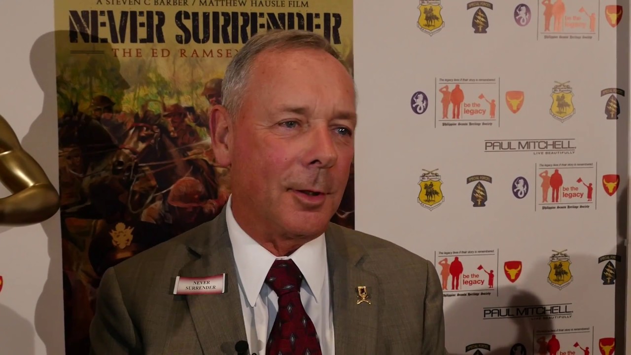 NEVER SURRENDER LTG BOB WILSON INTERVIEW - YouTube