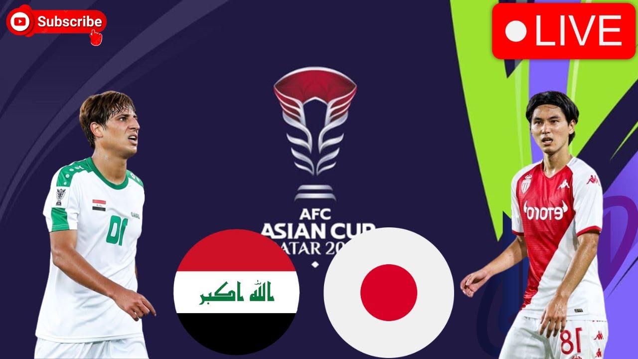 Iraq vs Japan - Watch Along and Live Reaction AFC ASIAN CUP - YouTube