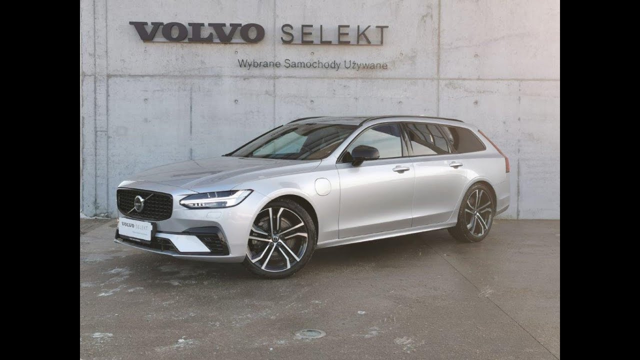 VOLVO SELEKT | V90 T8 AWD PLUG-IN HYBRID R-DESIGN 303 KM BRIGHT SILVER ...