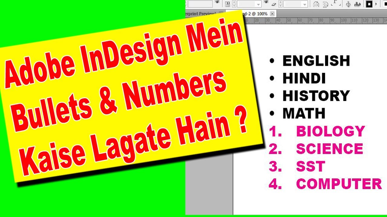 How To Apply Bullets Numbers In Adobe Indesign In Hindi YouTube how-to-apply-bullets-numbers-in-adobe-indesign-in-hindi-youtube