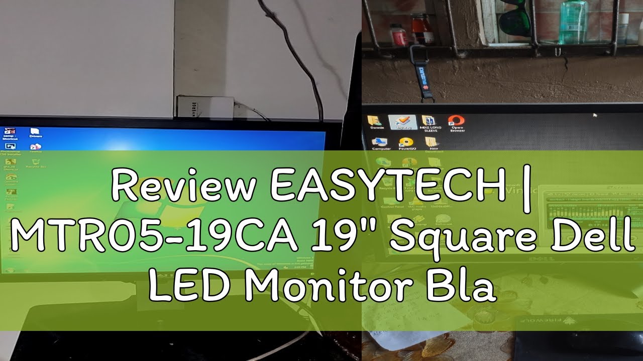 Review EASYTECH | MTR05-19CA 19" Square Dell LED Monitor Black (USED ...