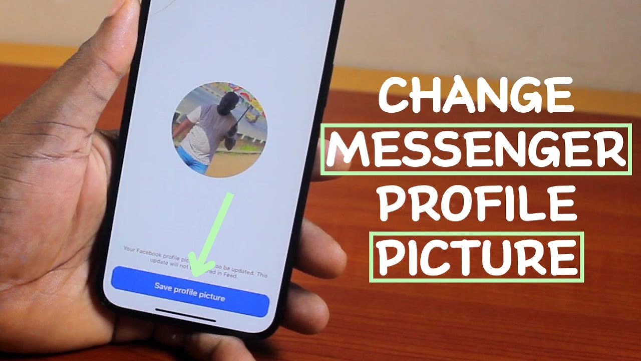 How to Change Messenger Profile Picture on iPhone - YouTube