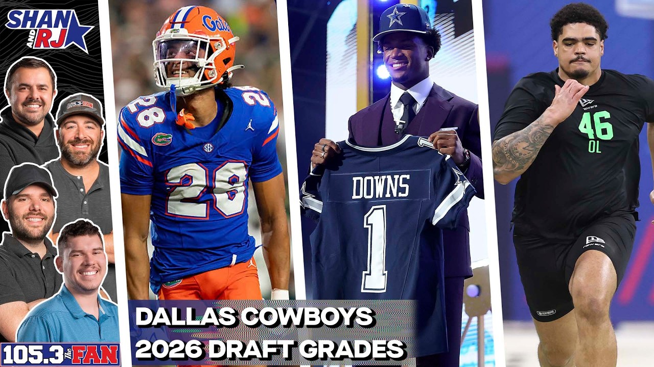 Dallas Cowboys 2026 Draft Class Grades & More | Shan & RJ - YouTube