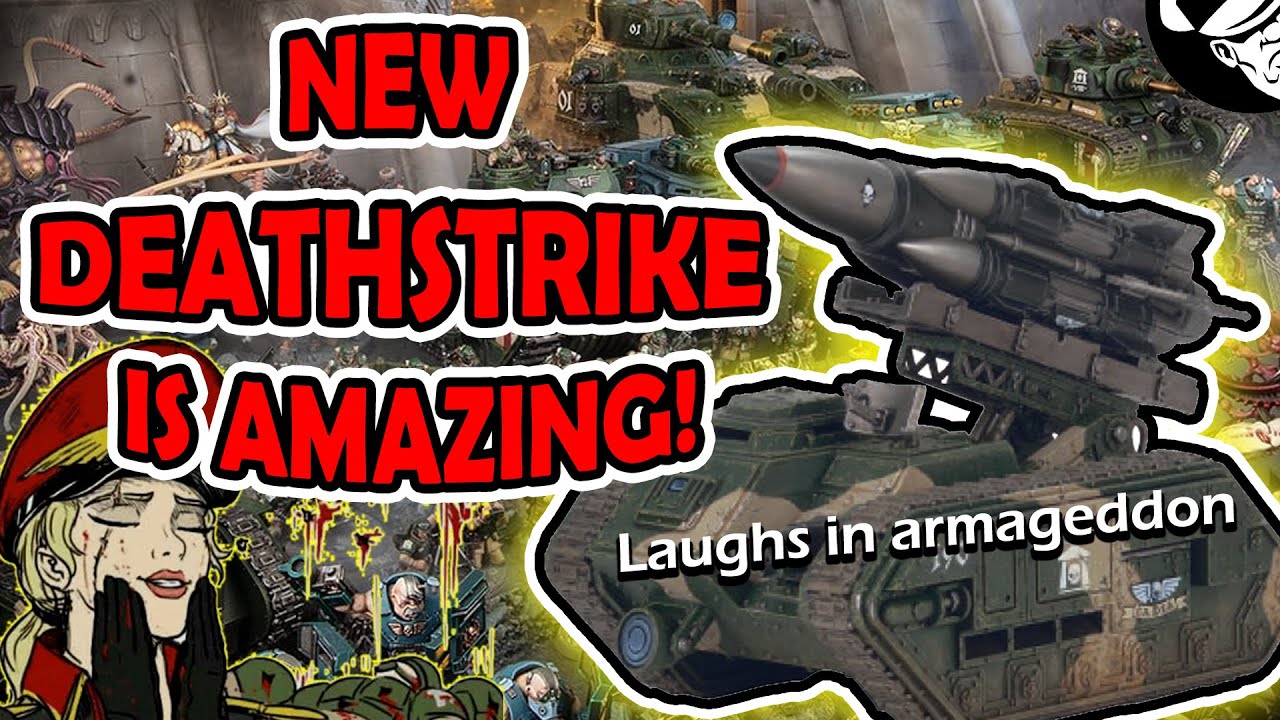 Nuke 'em! NEW Deathstrike looks SPICY! | 10th Edition | Astra Militarum ...