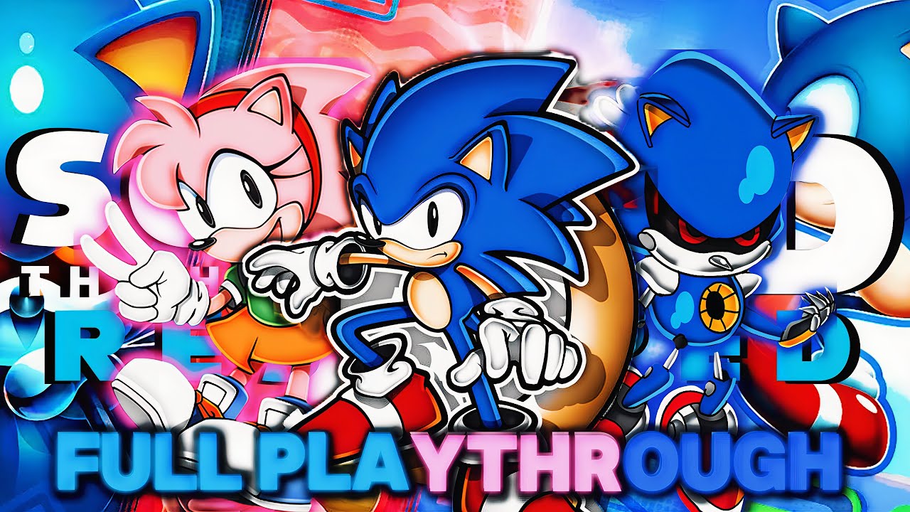 Sonic CD Restored Full Playthrough [All Time Generators/Metal Sonic ...