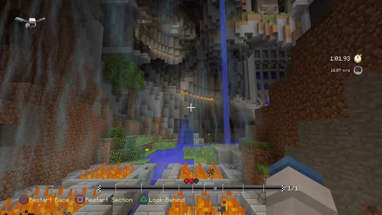 MY BEST SCORE!!!!!Minecraft Glide Minigame Gameplay - YouTube