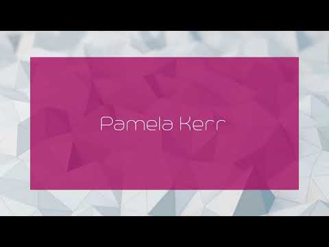 Pamela Kerr - appearance - YouTube