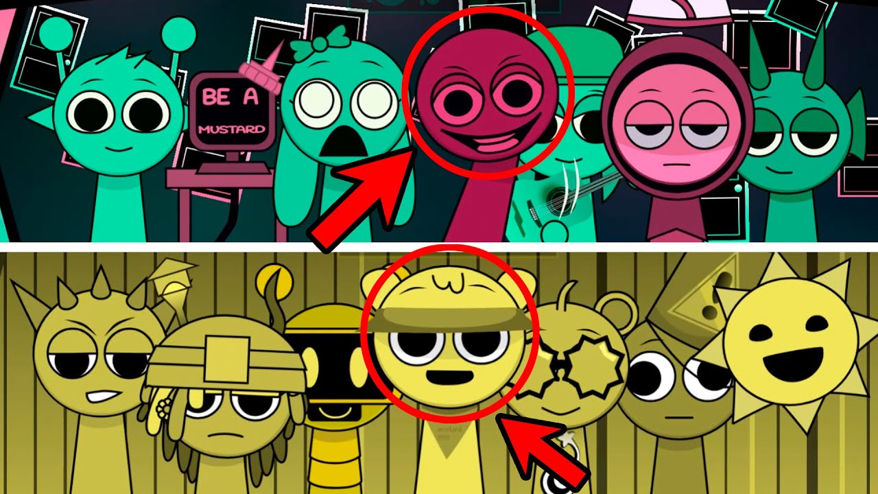 NEW MOD! OG Incredibox Sprunki Mustard (Mix Characters Comparison) - YouTube