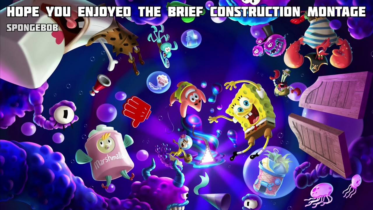 Hope You Enjoyed The Brief Construction Montage | Spongebob Timecard ...
