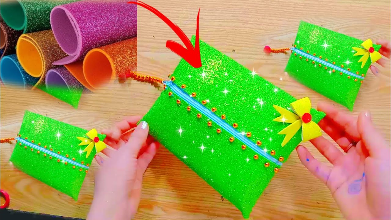 How To Make Geometry Box For School College And University Foam Craft how-to-make-geometry-box-for-school-college-and-university-foam-craft