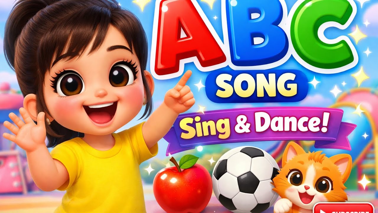 ABC Song for Kids 🎵 Learn Letters A–Z with Fun & Music | Baby ABC Dance ...