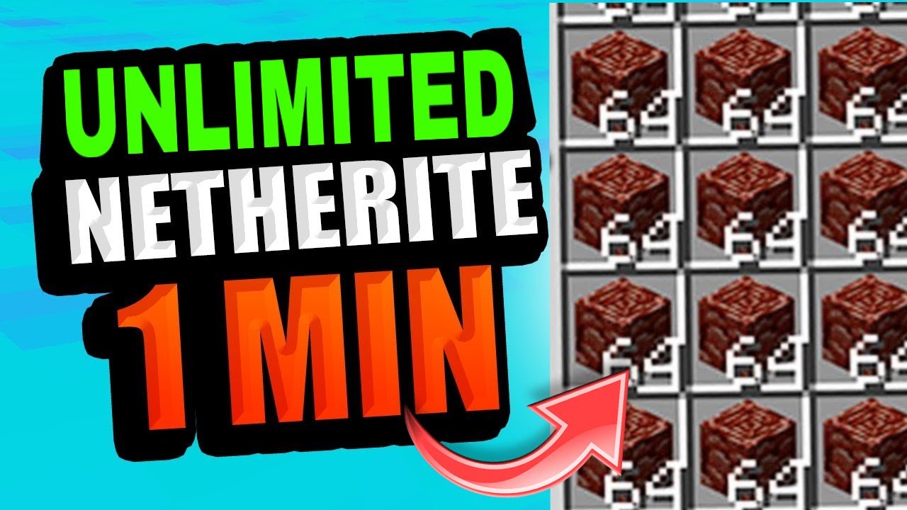 How to FIND NETHERITE in Minecraft Quickly Get Netherite | CRAFT & MAKE ...