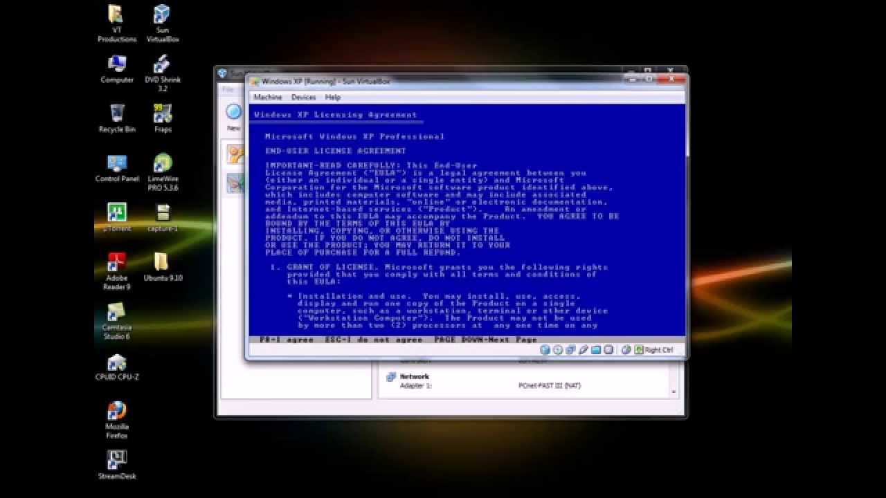 Windows XP installations run through - YouTube
