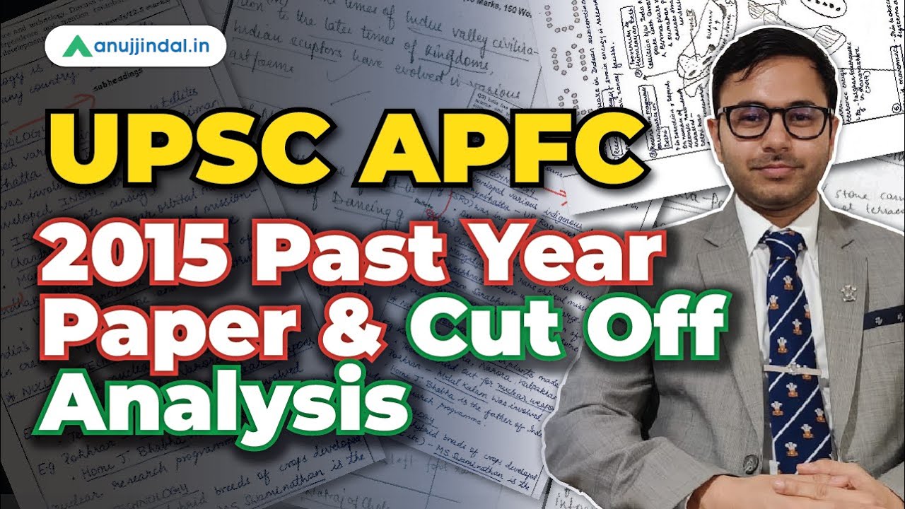UPSC APFC Past Year Cut Off | UPSC APFC Marks | UPSC APFC Last Paper ...