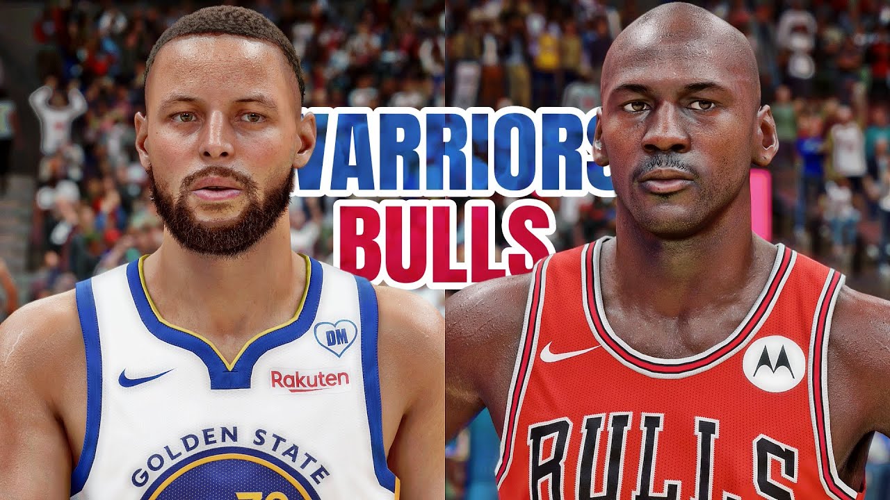 ALL-TIME WARRIORS vs ALL-TIME BULLS | NBA 2K24 (PS5) - YouTube