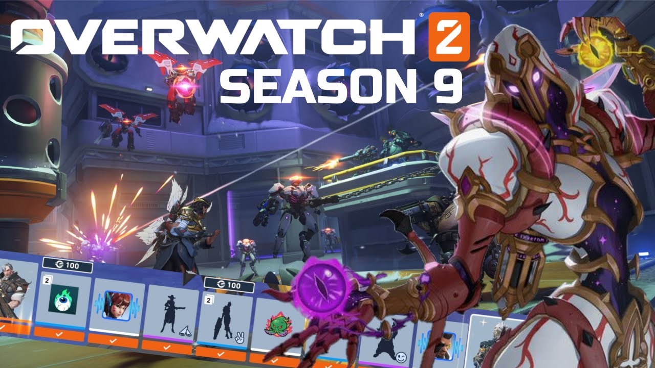 OVERWATCH 2 SEASON 9 - COSMIC CRISIS GAME-PLAY AND BATTLE-PASS LOOK ...