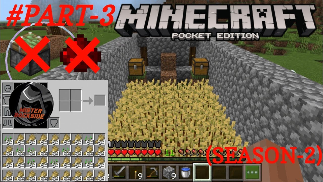 How to make a atomic wheat farm in minecraft no piston no red stone ...