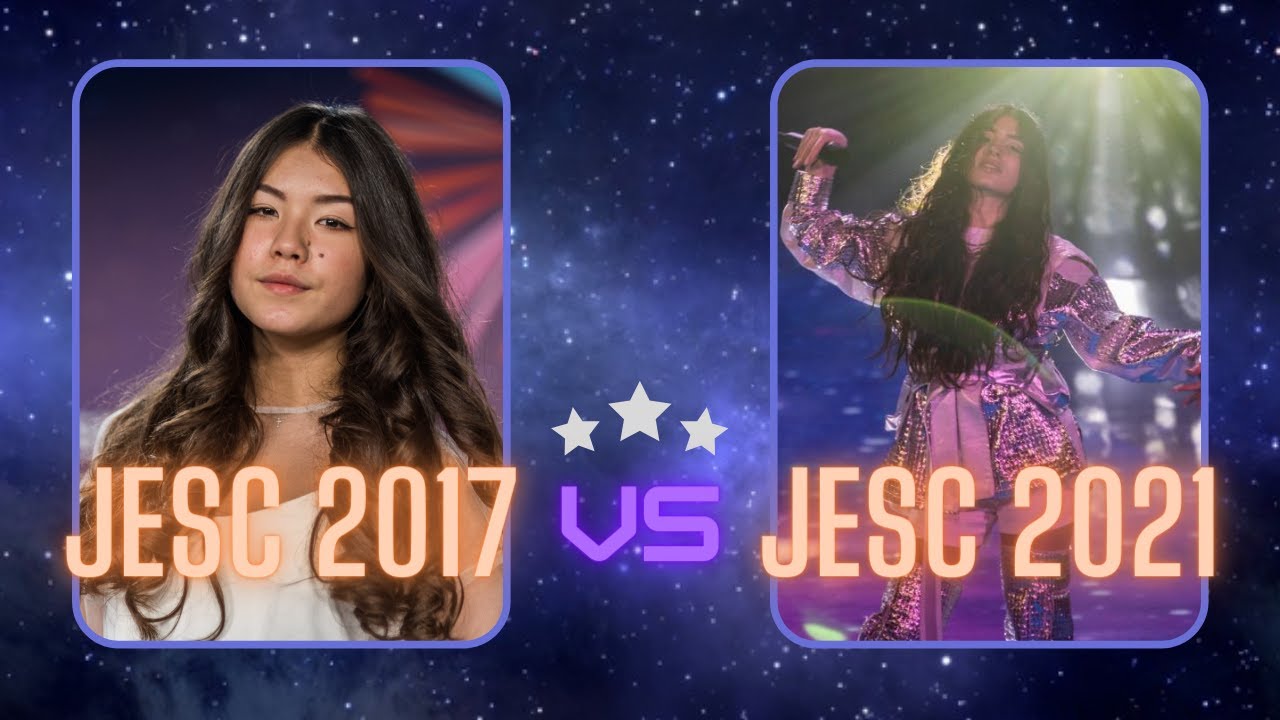 Junior Eurovision Battle - 2017 vs 2021(JESC 2017 vs JESC 2021) - YouTube