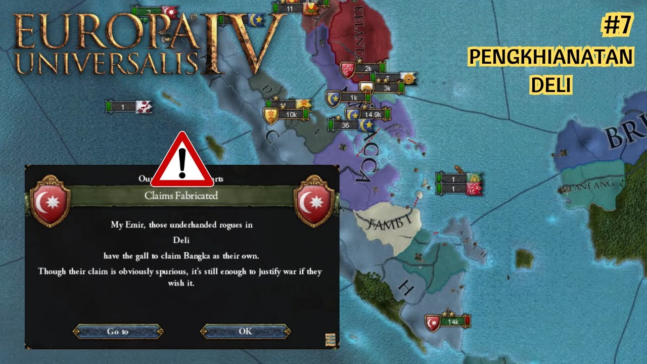 Pengkhianatan Deli ! Europa Universalis 4 Gameplay Indonesia | Game ...