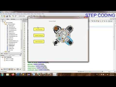 JavaFX with MySQL | Employees software | برنامج الموظفين باستخدام جافا ...
