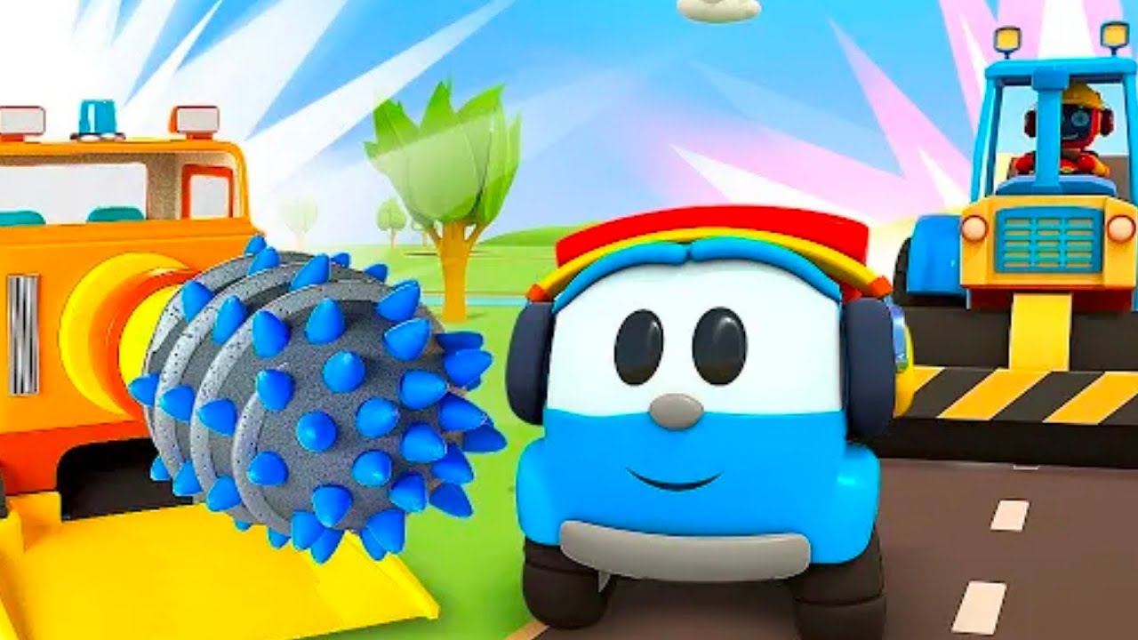 Leo's the Truck &Build the boaring machine , car cartoons full episodes ...