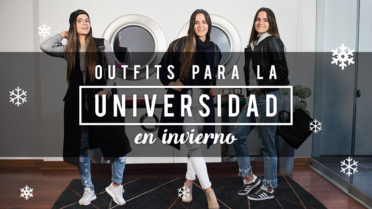 Outfits para la universidad en invierno | Fashaddicti - YouTube