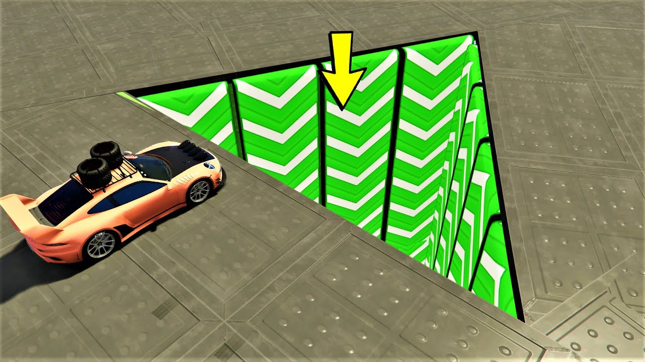 GTA 5 🐸 Triangle Speed Race - YouTube