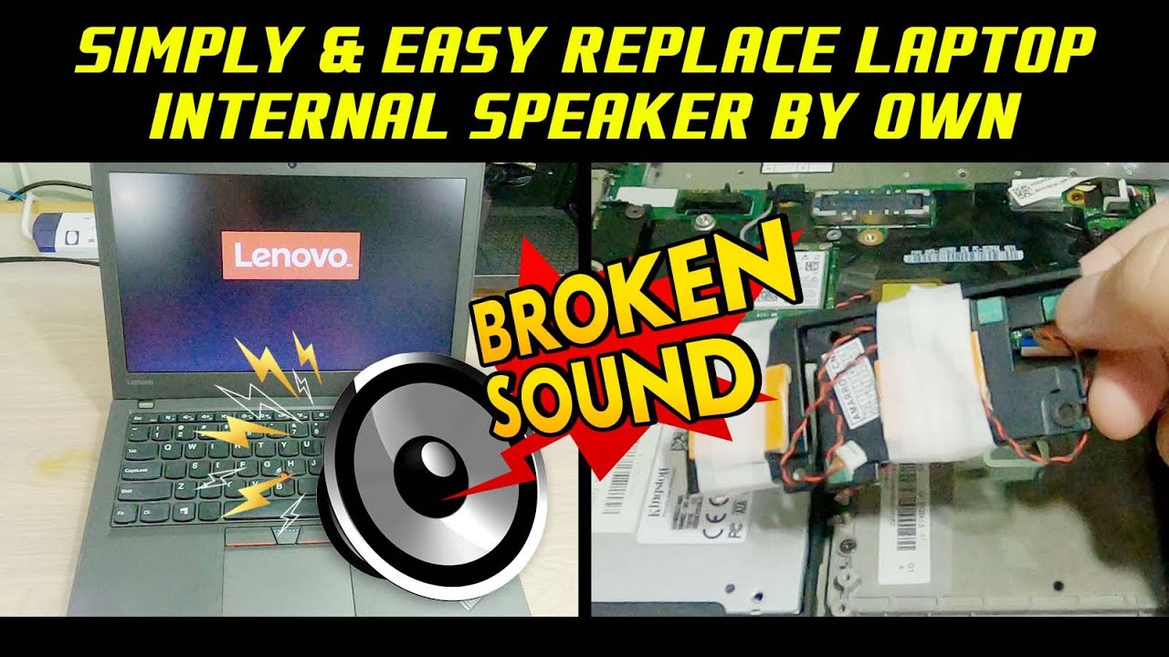 Simply & easy replace laptop internal broken sound speaker by own - YouTube