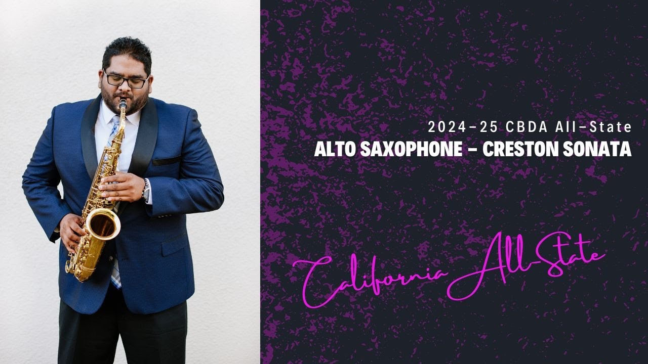 2024-25 CBDA All State Alto Saxophone Audition Tips & Recording - YouTube