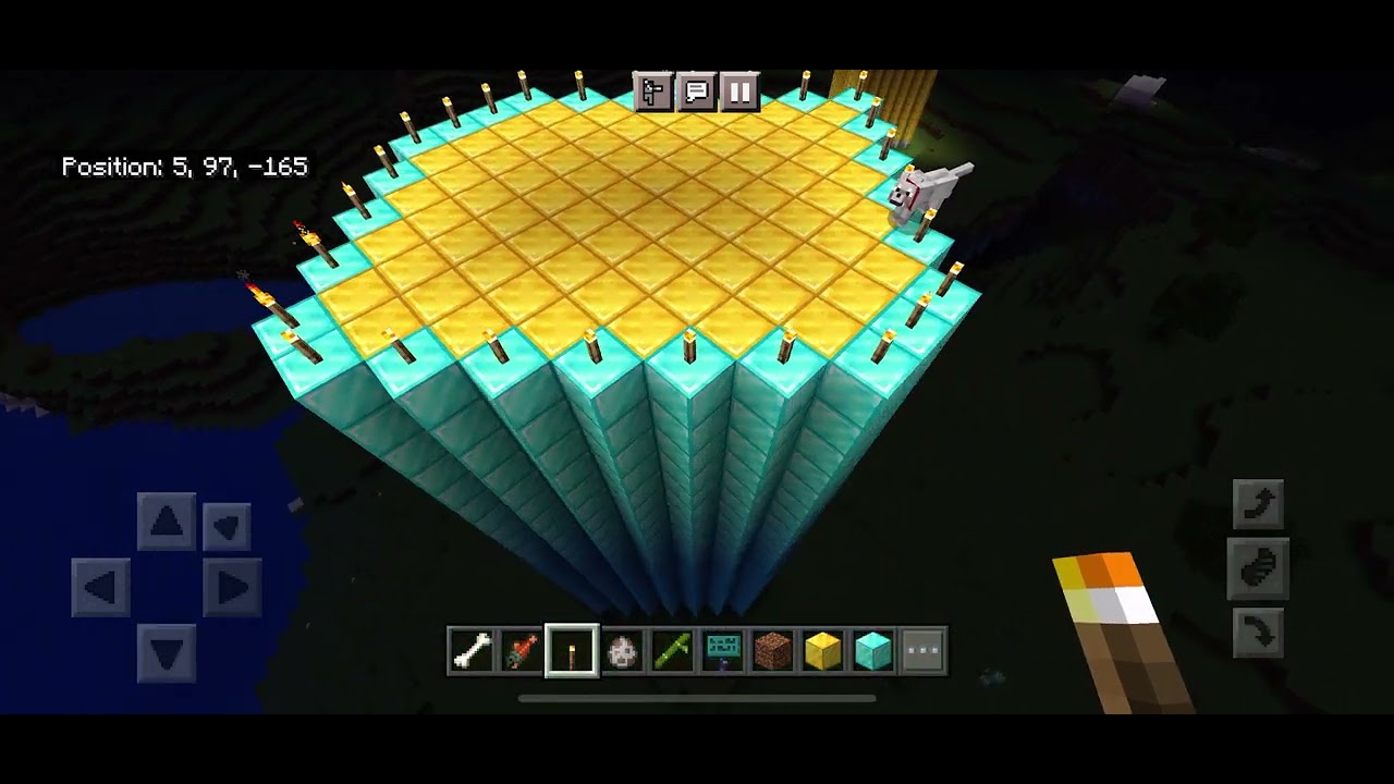 Diamond Minecraft Tower - YouTube