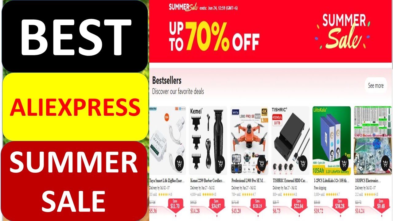 Best Aliexpress Summer Sale in 2024 - YouTube