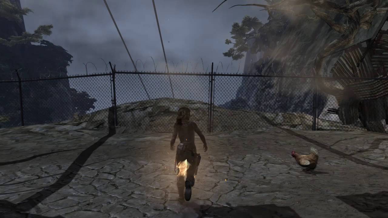 Tomb Raider: Definitive Edition - Nothing much really, just on FIRE ...