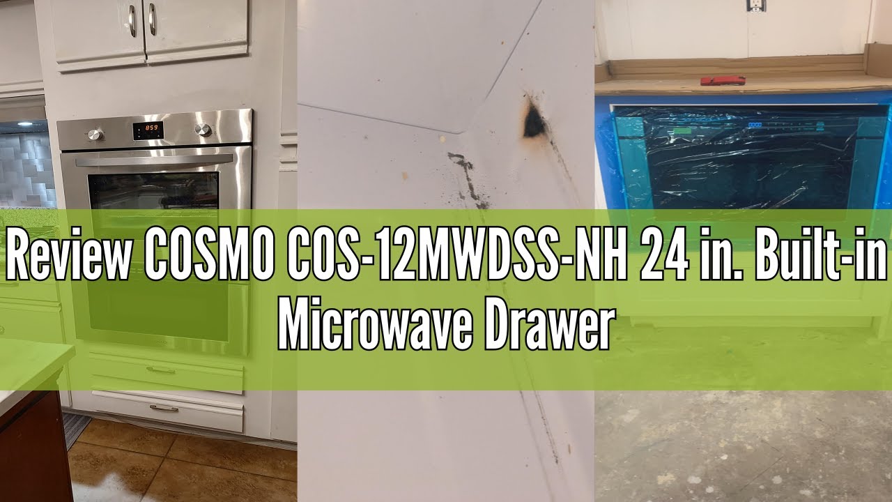 Review COSMO COS-12MWDSS-NH 24 in. Built-in Microwave Drawer with ...