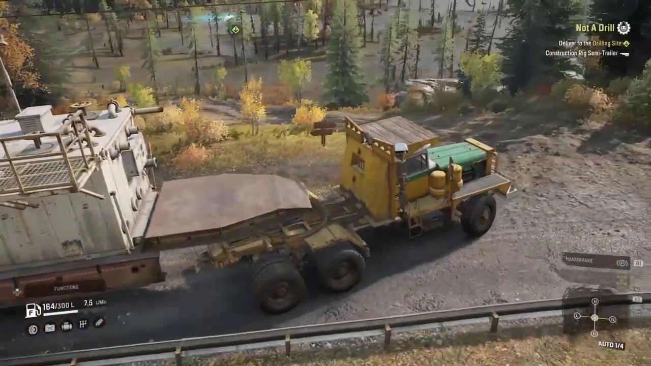 Snow Runner (Not A Drill) - pacific 16 Construction Rig Semi Trailer ...