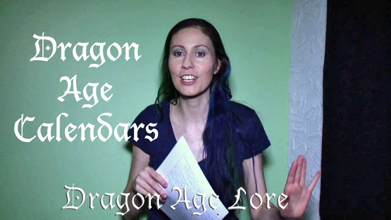 Dragon Age Calendars (Dragon Age Lore) - YouTube
