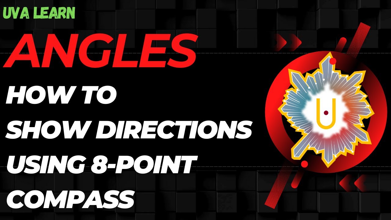MATHS | GEOMETRY | ANGLE | How to Show directions using 8-point compass ...