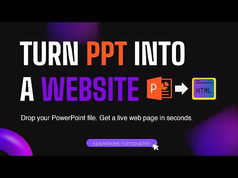 Turn PowerPoint Into a Website in Seconds | SparkPublish