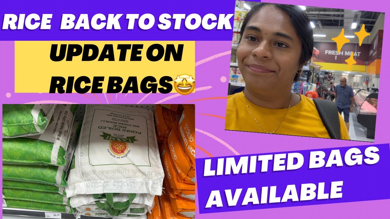 💥PONNI RICE BACK IN STOCK 🇨🇦 / PRICES GONE UP🤯STUDENTS BRING YOUR OWN ...