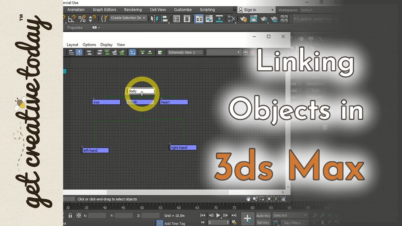 Get Creative Today With 3ds Max Linking Objects Youtube