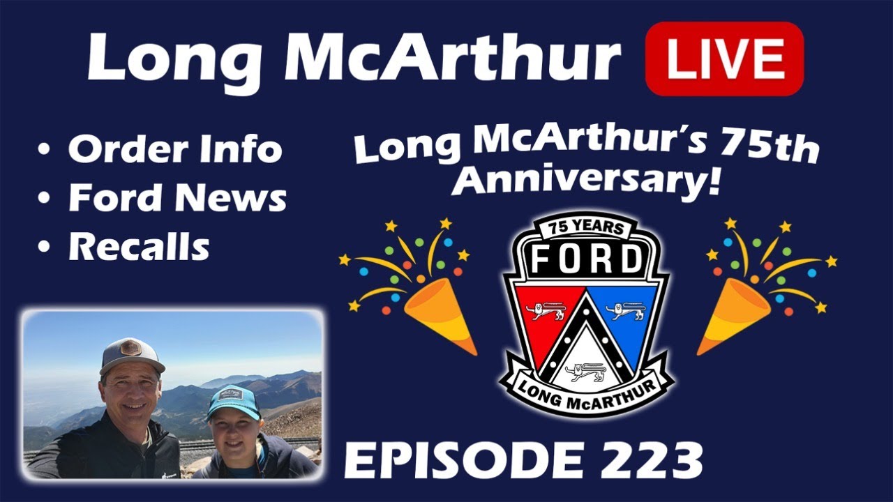 Episode 223: Long McArthur Celebrates 75 Years as a Ford Dealer - YouTube
